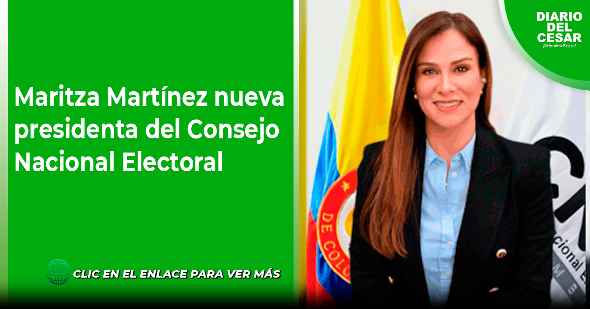 Maritza Martínez nueva presidenta del Consejo Nacional Electoral