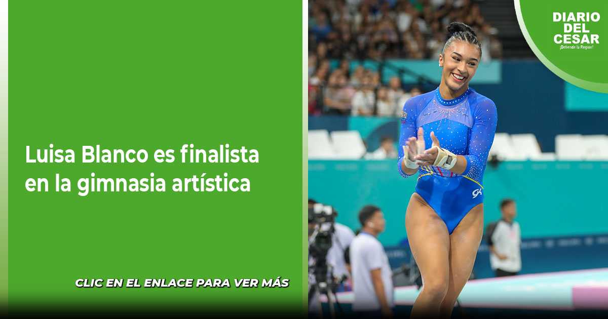 Luisa Blanco es finalista en la gimnasia artística