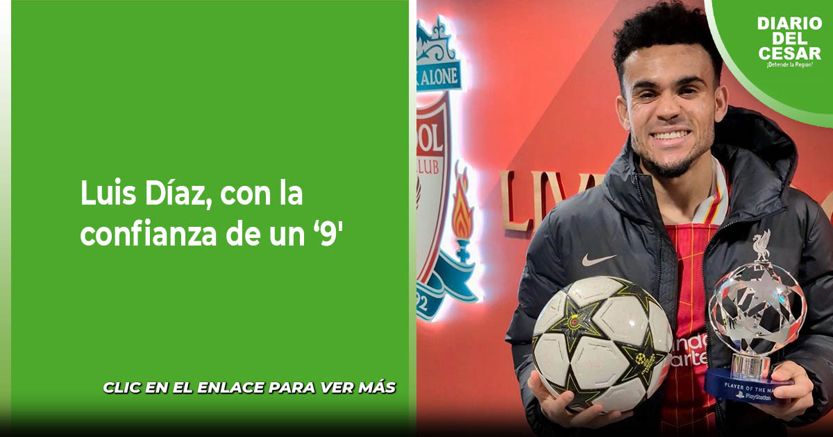 Luis Díaz, con la confianza de un ‘9′