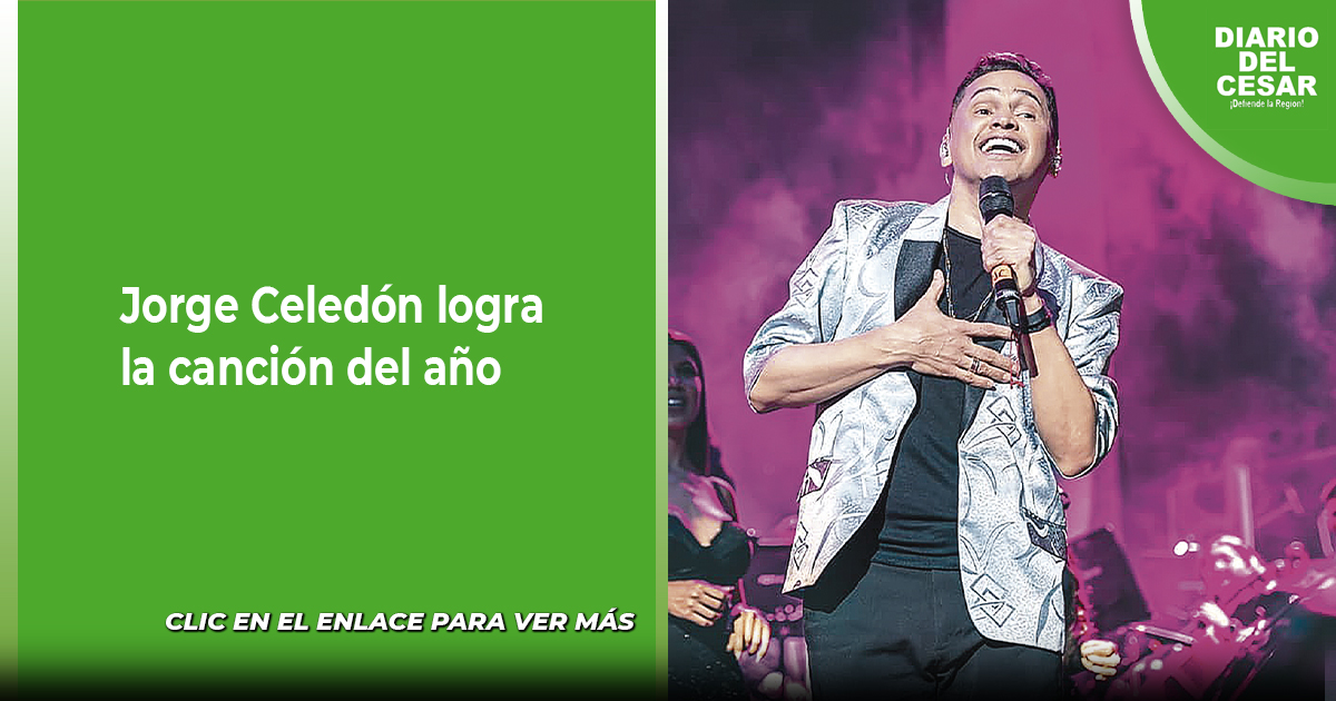 Jorge Celedón logra la canción del año