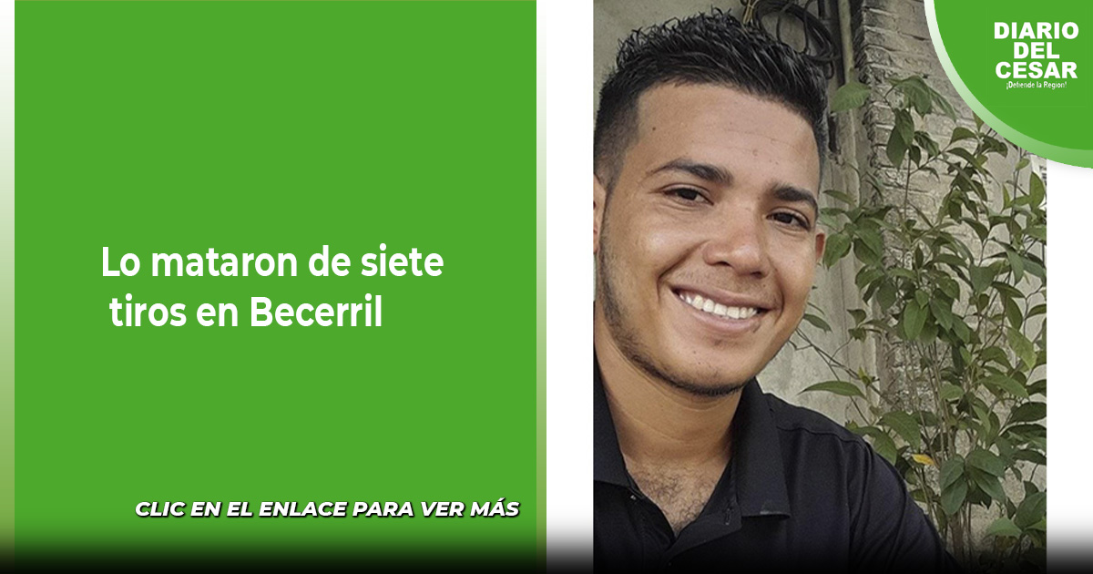 Lo mataron de siete tiros en Becerril